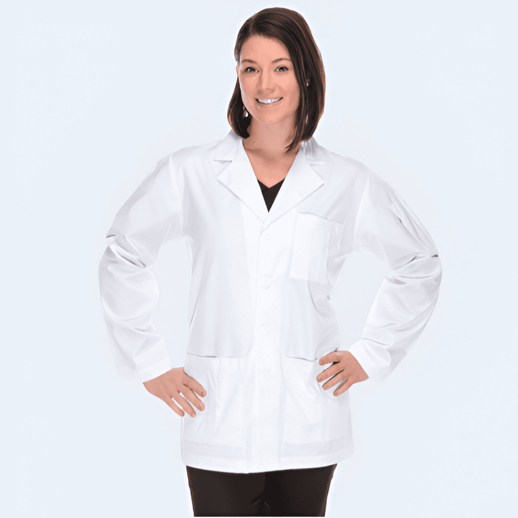 Comfortable & Durable Clinical Lab Coat – Healthcare Pro – Meridian ...